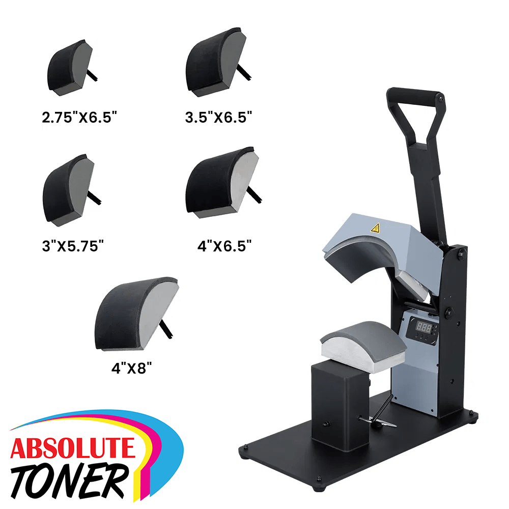Cap Heat Press (PROMO: Including 5 Cap Press Lower Platen) Curved For ...