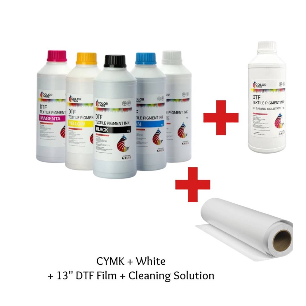 DTF STATION Color Prime DTF Ink Bundle for Prestige DTF Printers – Inc ...