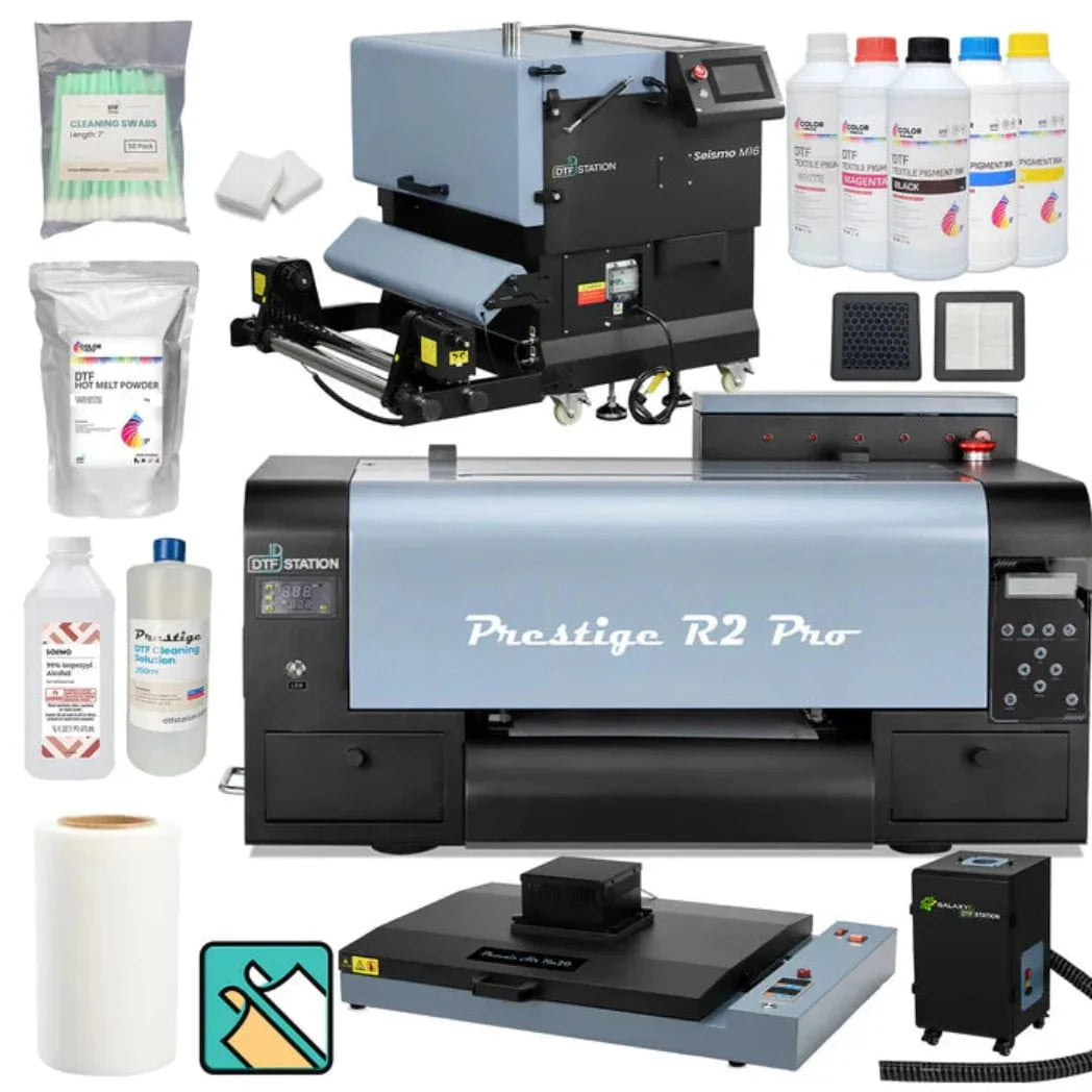 $355/Month New Prestige R2 PRO 13" Media Roll DTF Printer 110V A3 (Dua ...